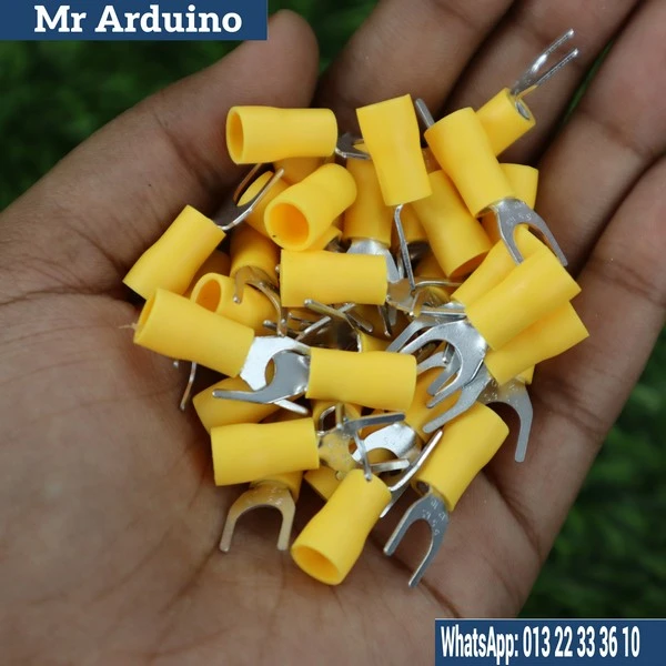 U And V Tip 5-6 Insulator Terminal Connector Yellow